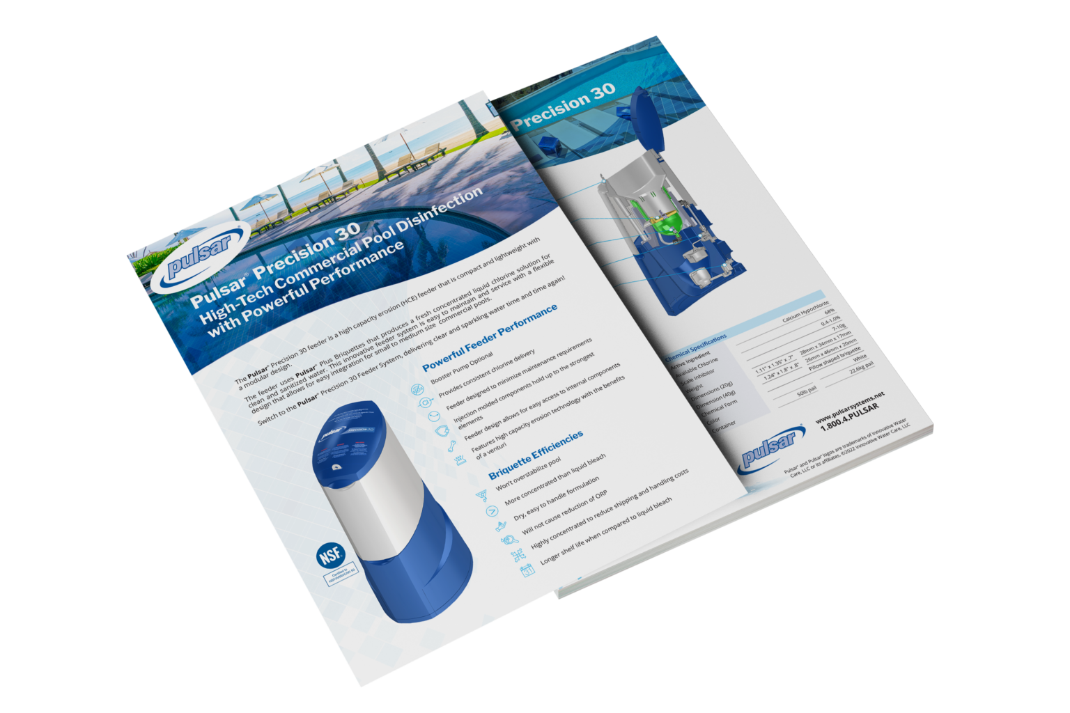 Pulsar Precision 30 - Pulsar Systems Commercial Pool Water Treatment